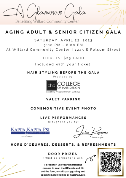 Willard Community Center - A Glamorous Gala for Aging Adults & Senior ...