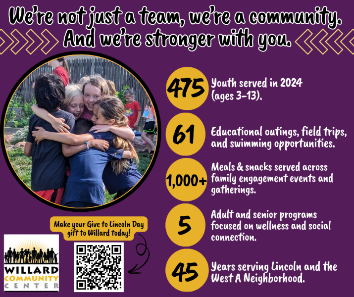 Willard Community Center - Together, We're a Team, and You Make it ...