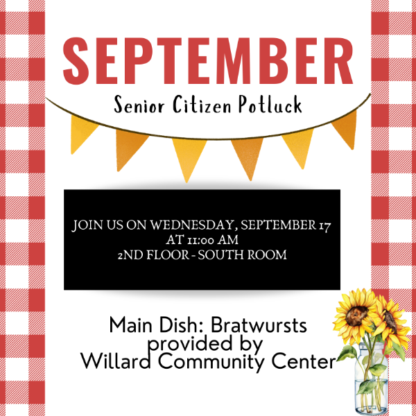 Willard Community Center - September Senior Potluck